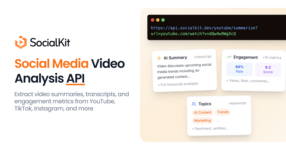 YouTube Transcript API | Extract Video Transcripts